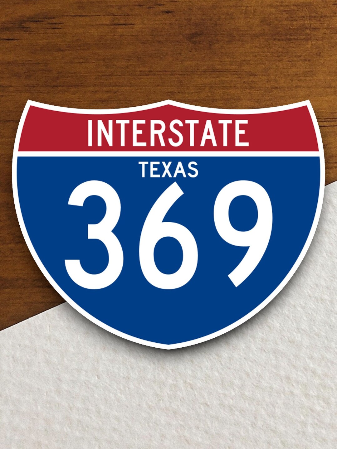 Interstate Route 369 Texas Sticker, Texas Sticker, Interstate Highway ...