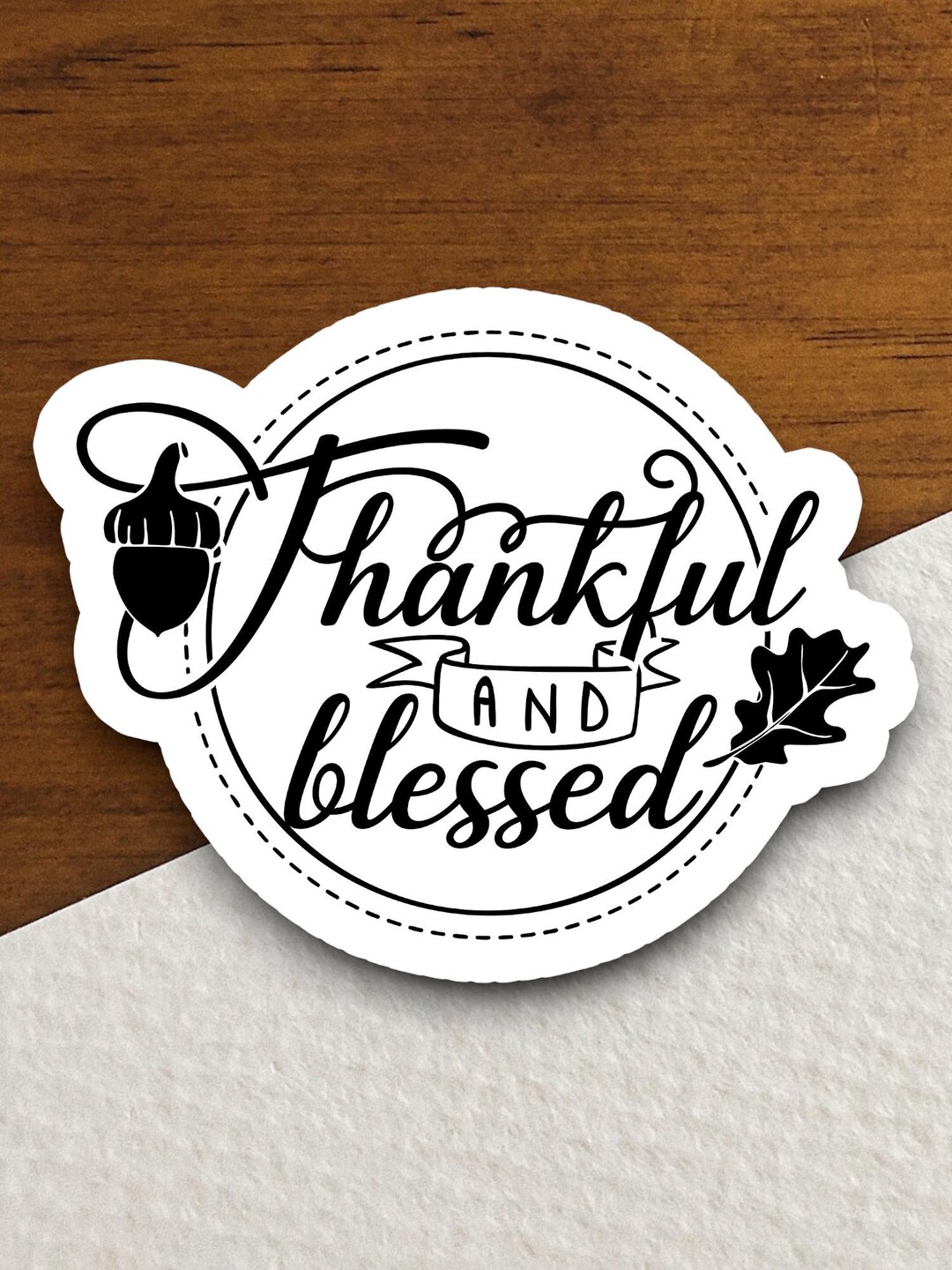 Thankful and Blessed Sticker, Religious Sticker, Faith Sticker, Worship ...