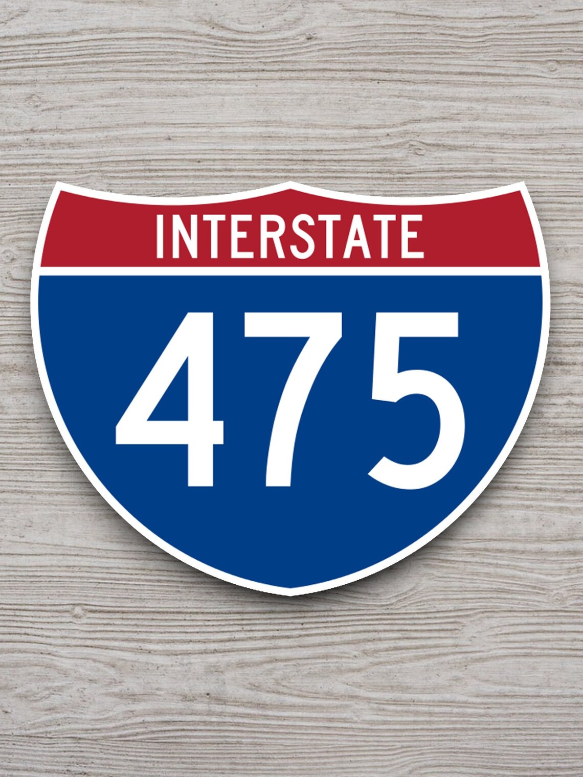 Interstate Route 475 Sticker, Interstate Highway Sign Expressway ...