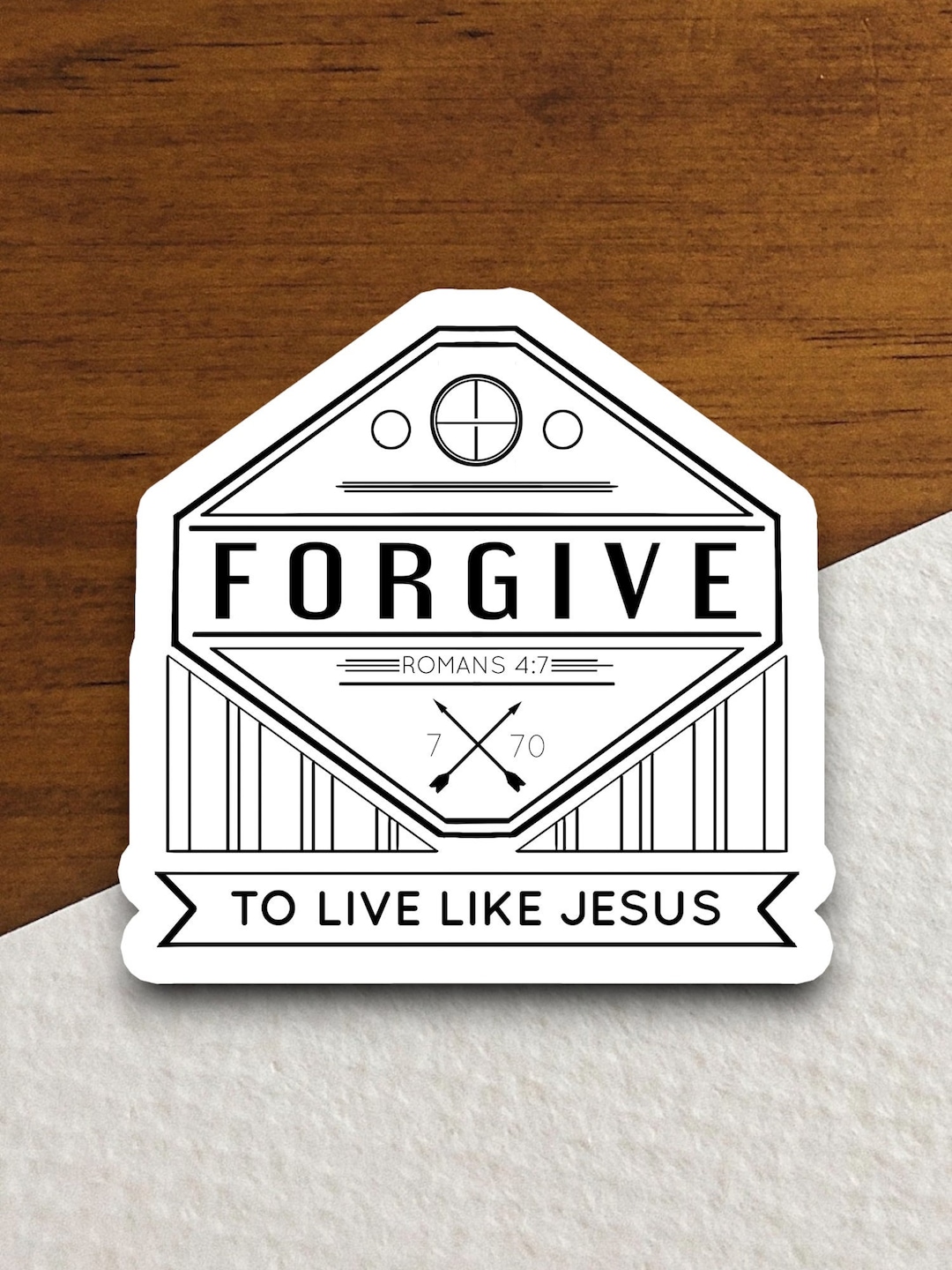 Forgive to Live Like Jesus Sticker, Religious Sticker, Faith Sticker ...