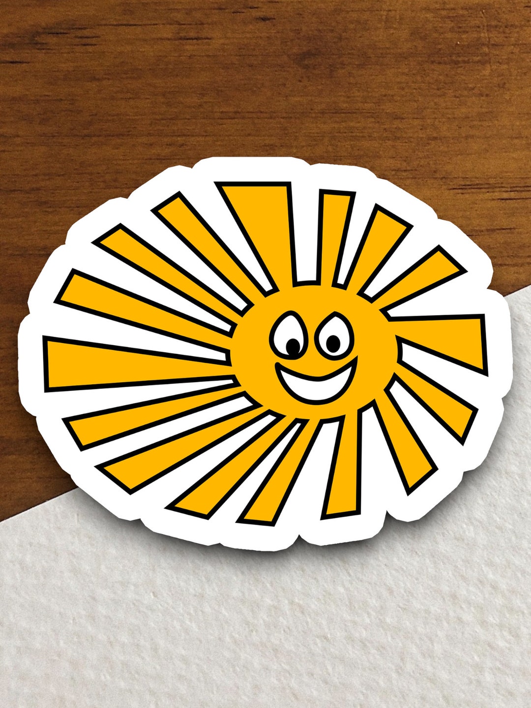 Yellow Smiling Sun Sticker, Teacher Sticker, Education Sticker, School ...