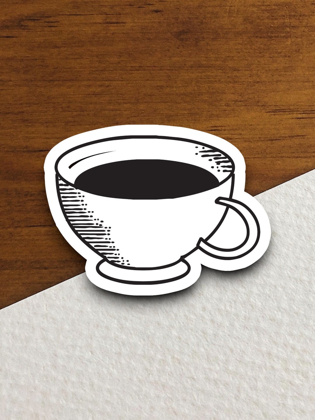 Coffee Cup Sticker, Drink Sticker, Funny Stickers, Coffee Sticker ...