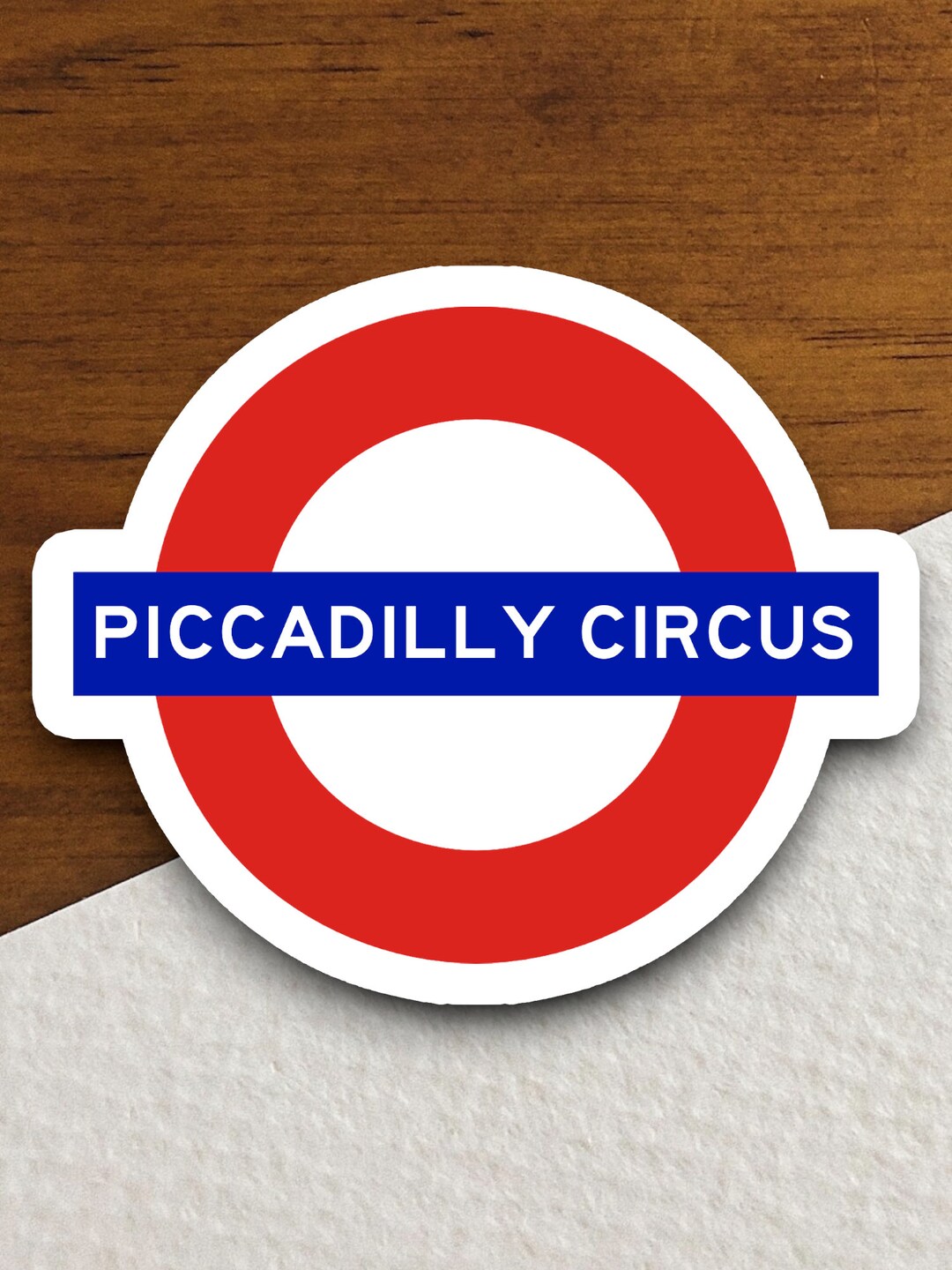 Piccadilly Circus Station Sticker, the Underground Tube in London ...