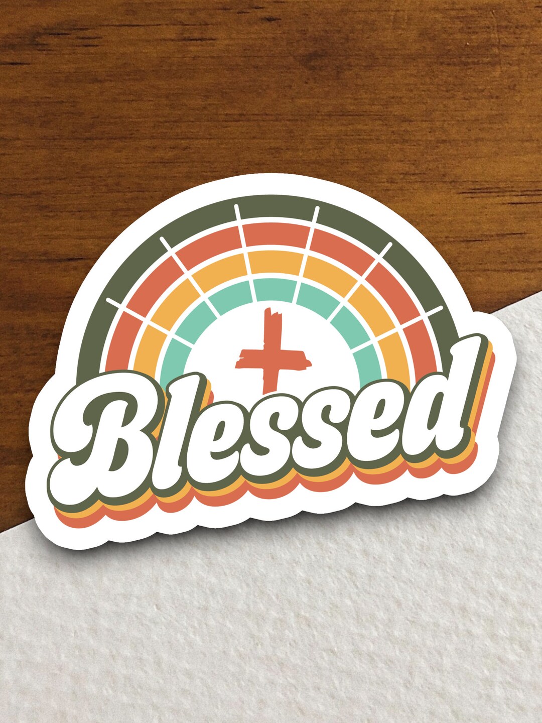 Blessed Sticker, Sunshine Sticker, Cross Sticker, Religious Sticker ...