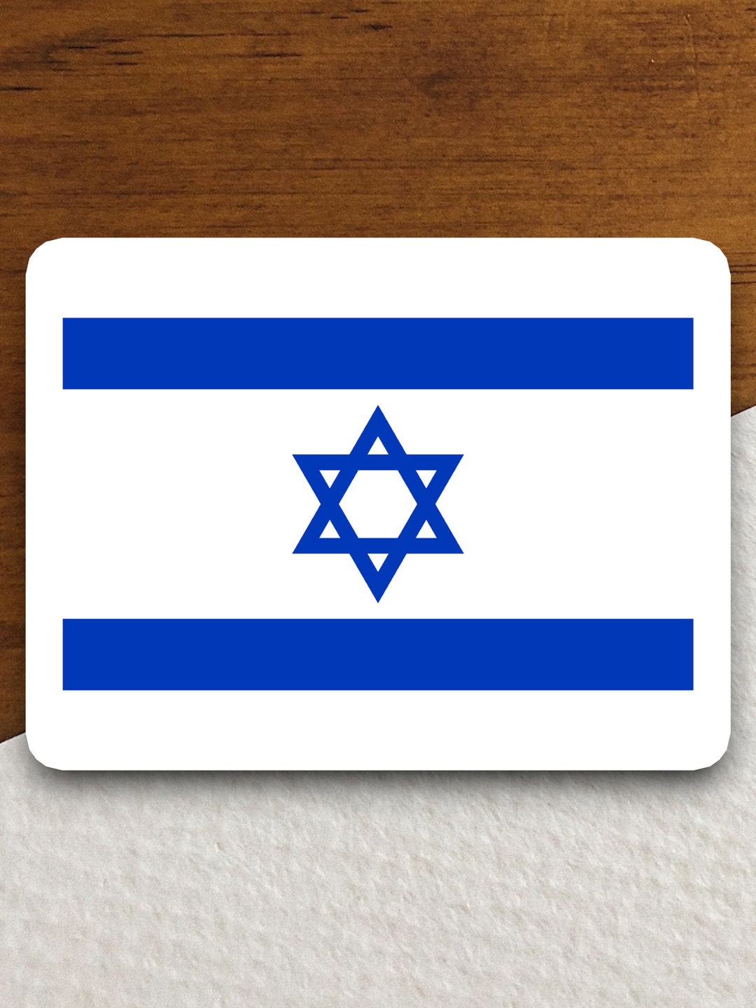 Israel Country Flag Sticker, International Country Sticker ...