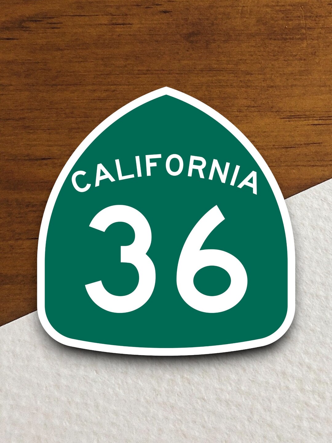 California State Route 36 Road Sign Sticker, Road Trip Sticker, Highway ...