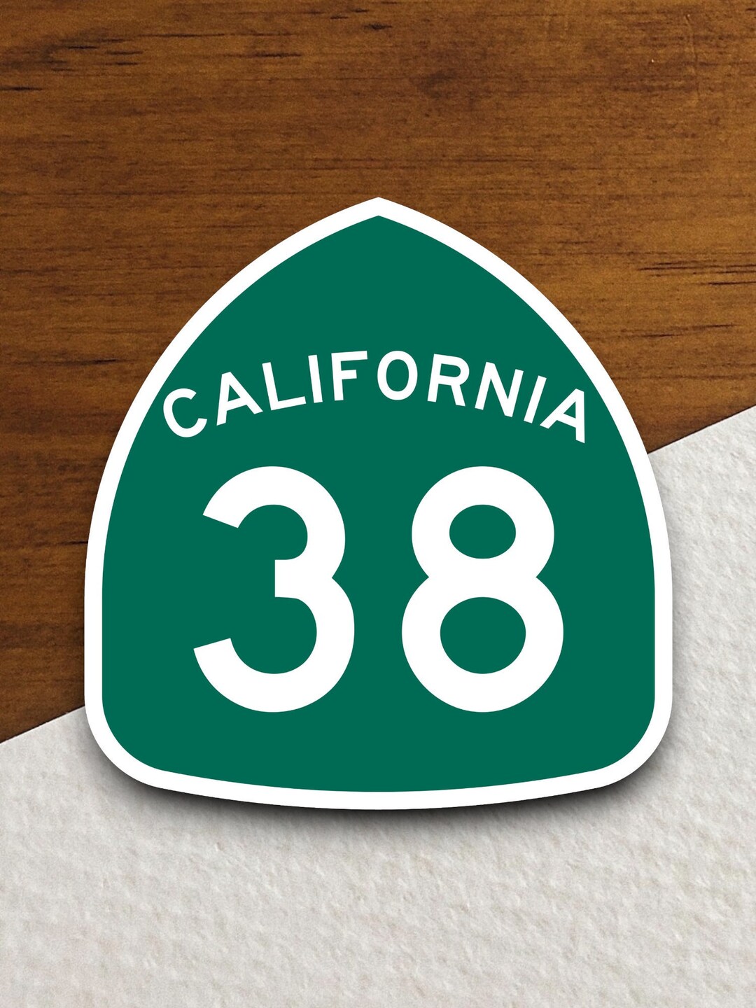 California State Route 38 Road Sign Sticker, Road Trip Sticker, Highway ...