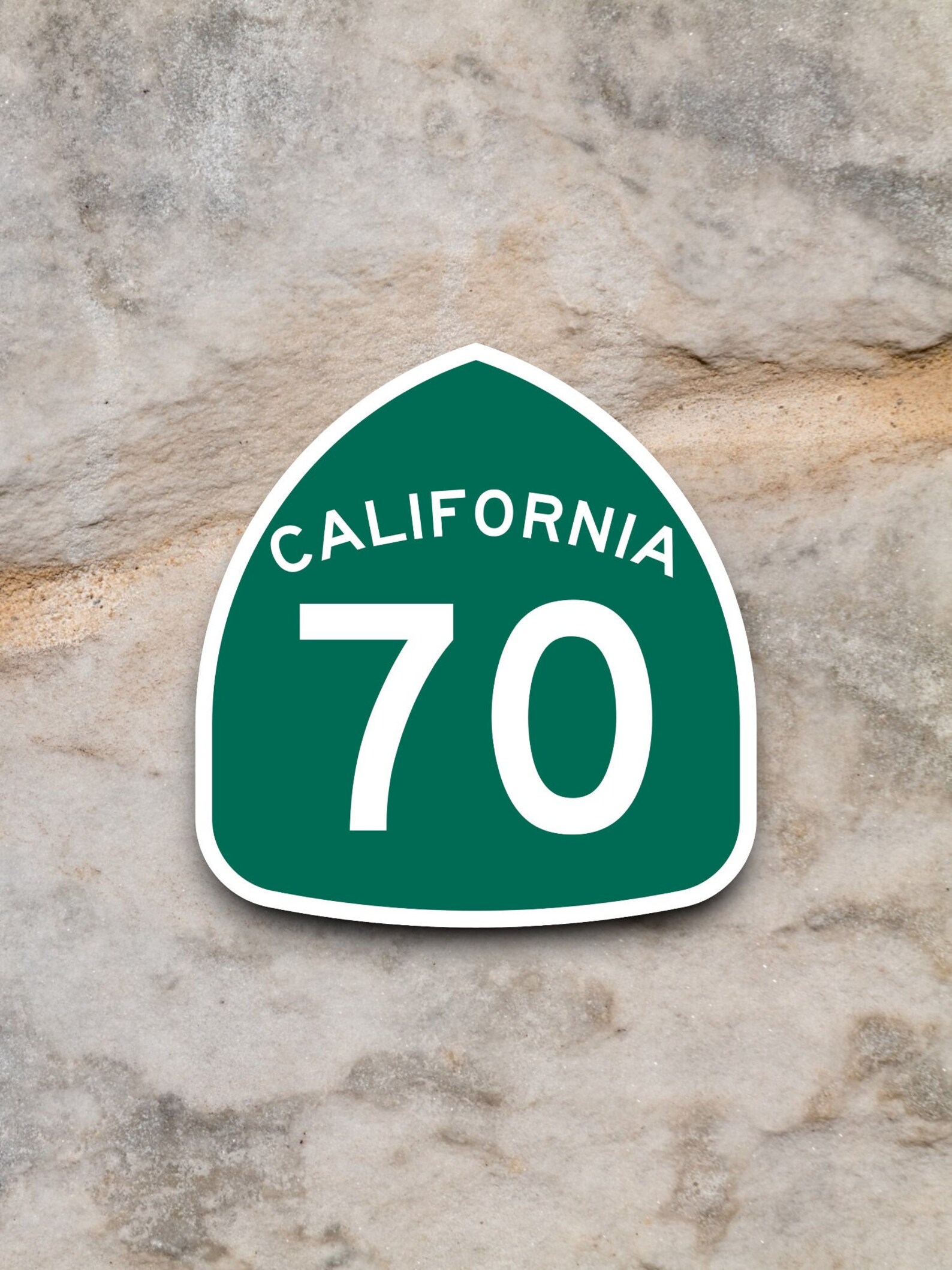 California State Route 70 Road Sign Sticker, Road Trip Sticker, Highway ...