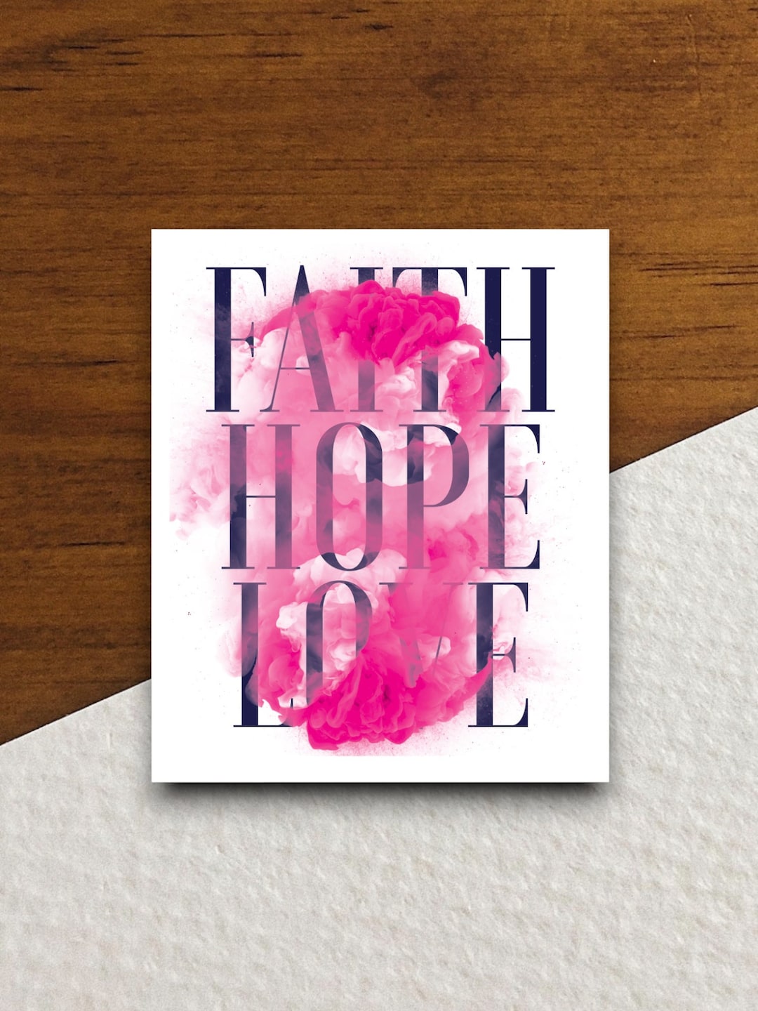 Faith Hope Love Sticker, Hope Sticker, Religious Sticker, Faith Sticker ...