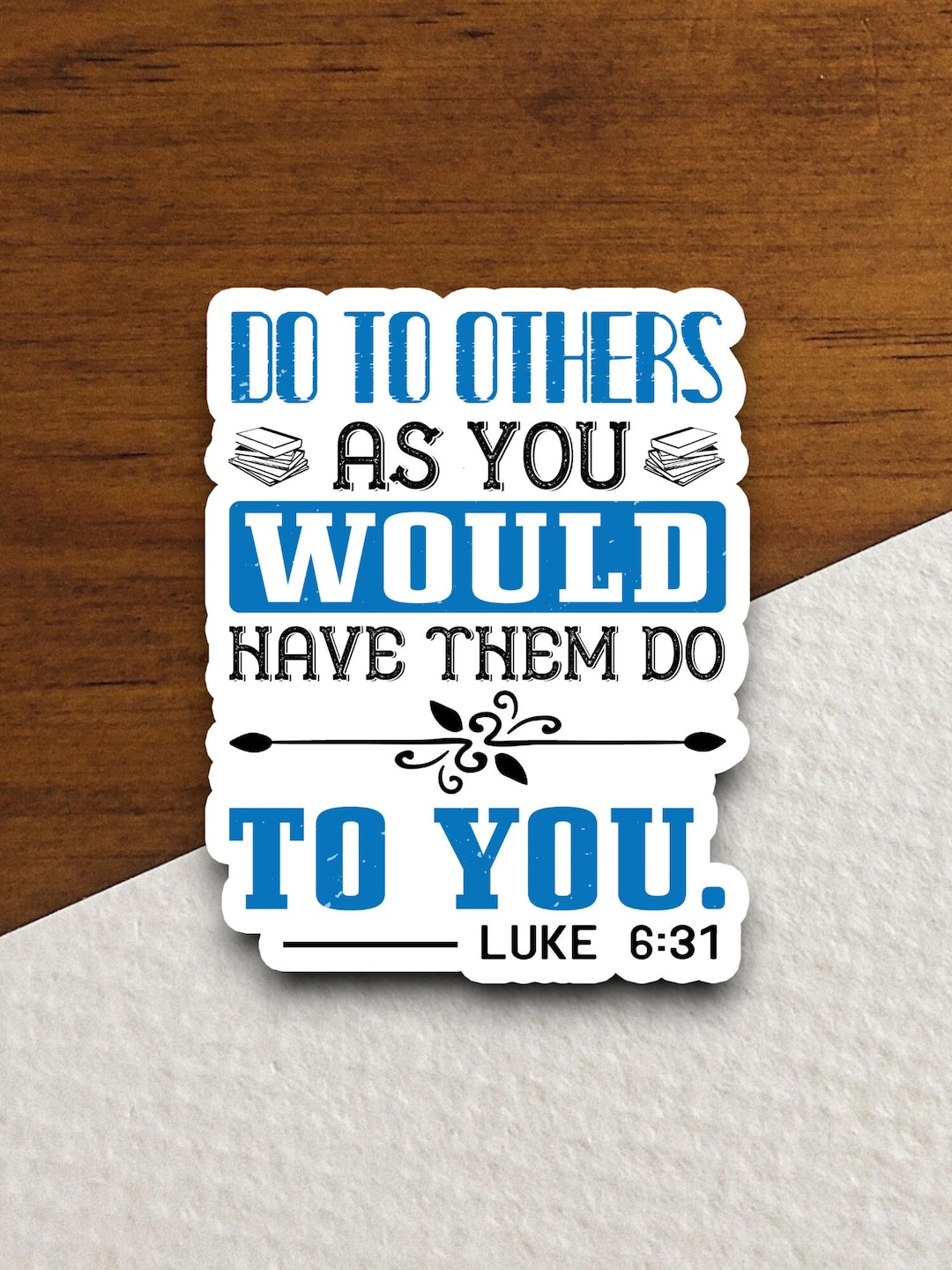 Do to Others as You Would Have Them Do to You Sticker, Religious ...