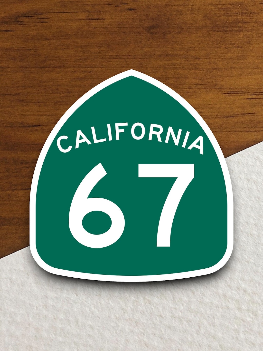 California State Route 67 Road Sign Sticker, Road Trip Sticker, Highway ...