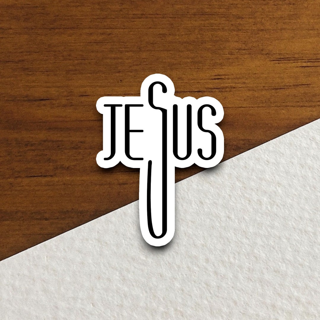 Jesus Sticker, Christian Stickers, Religious Sticker, Faith Sticker ...