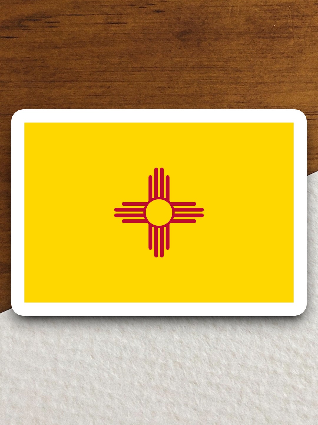 New Mexico State Sticker, New Mexico Flag Sticker, Pennant Sticker ...