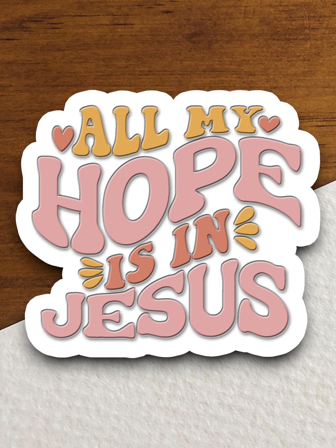 Jesus Hope Faith Sticker Christian Bible Religious Church TM - Etsy