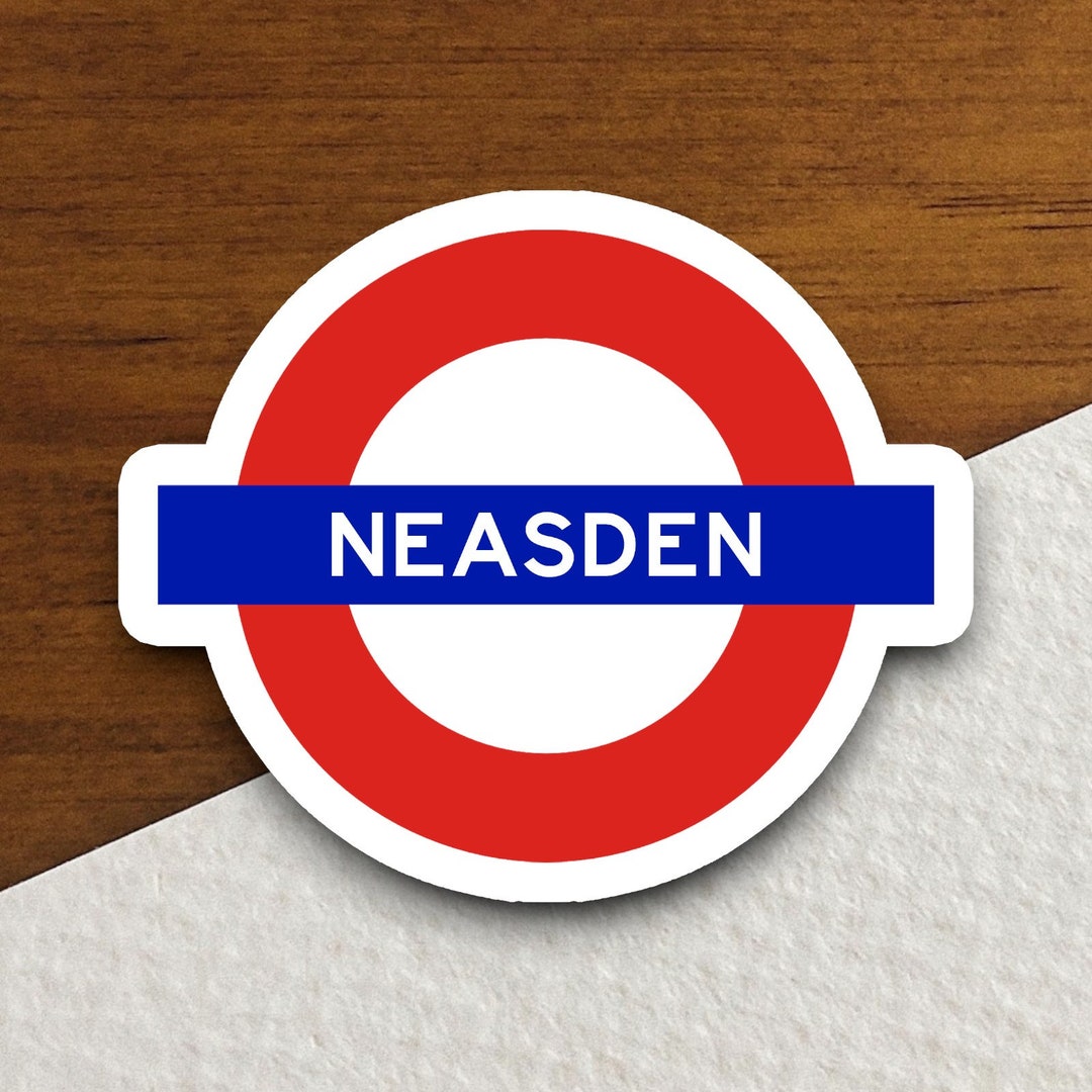 Neasden Station Sticker, the Underground Tube in London England, London ...