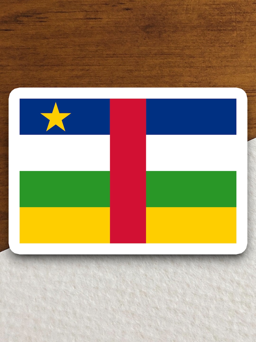 Central African Republic Country Flag Sticker, International Country ...