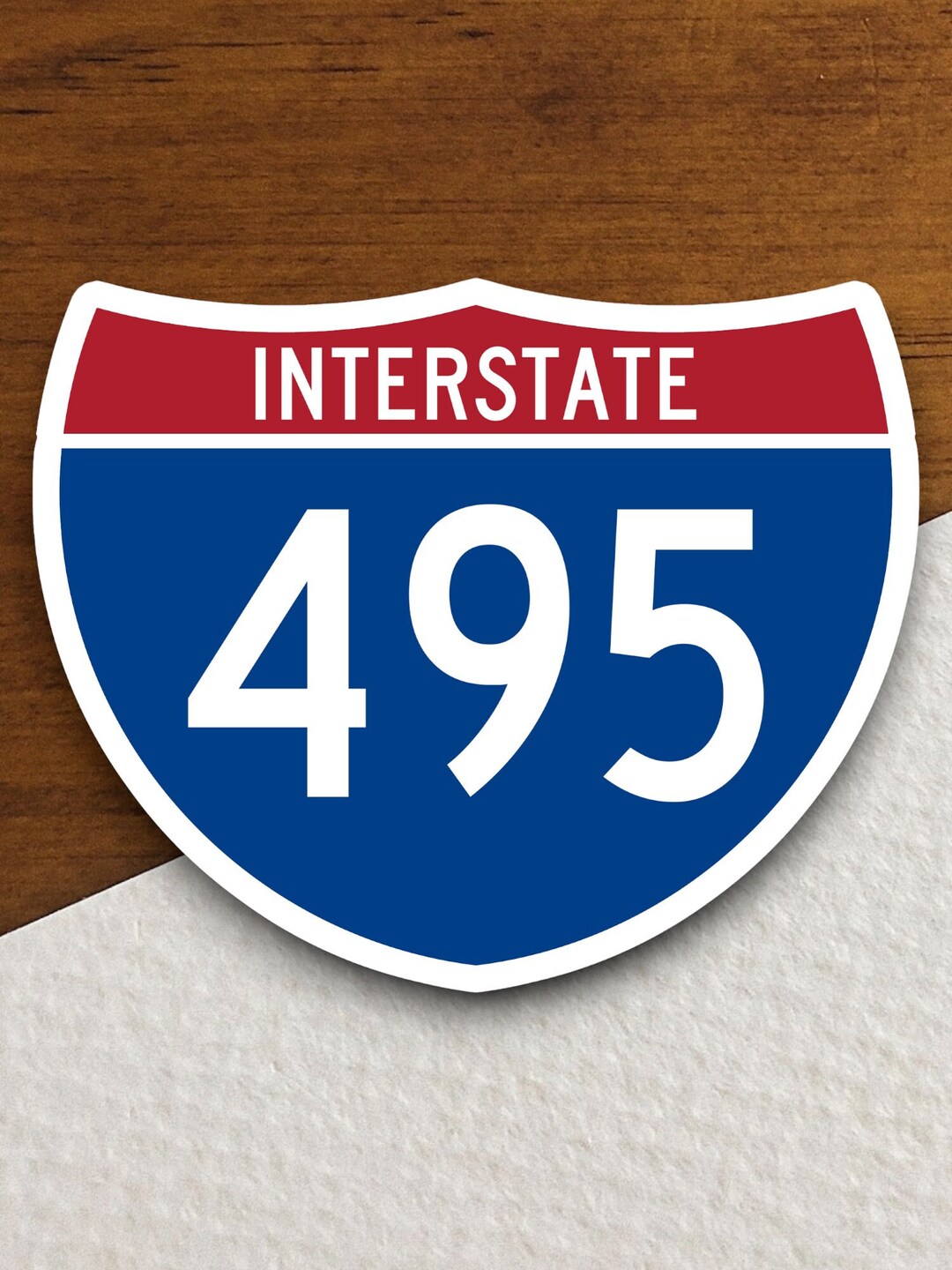 Interstate Route 495 Sticker, Interstate Highway Sign Expressway ...