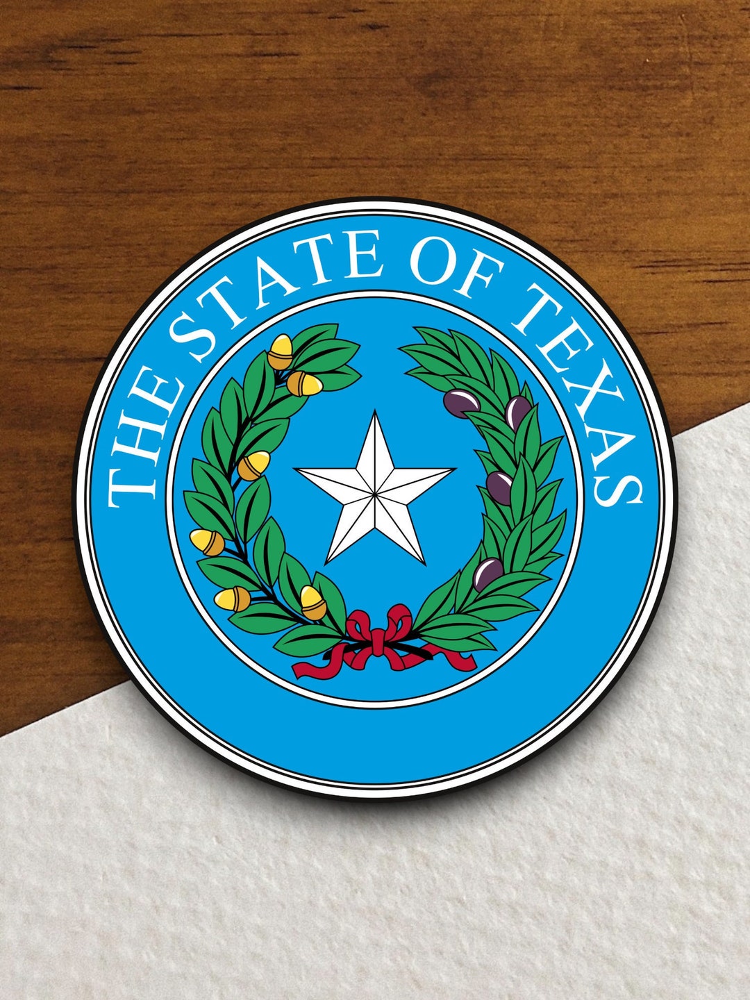 Seal of Texas Road Sign Stickers, Room Decor, Traffic Sticker, Road ...
