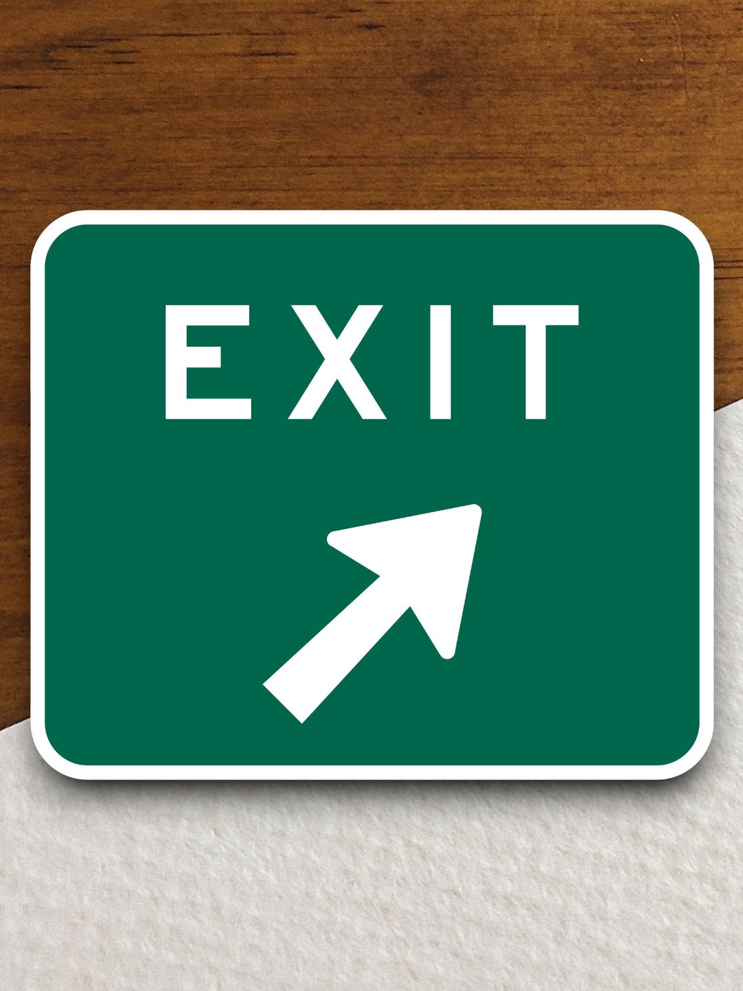 Exit Road Sign Stickers, Room Decor, Traffic Sticker, Road Sign ...