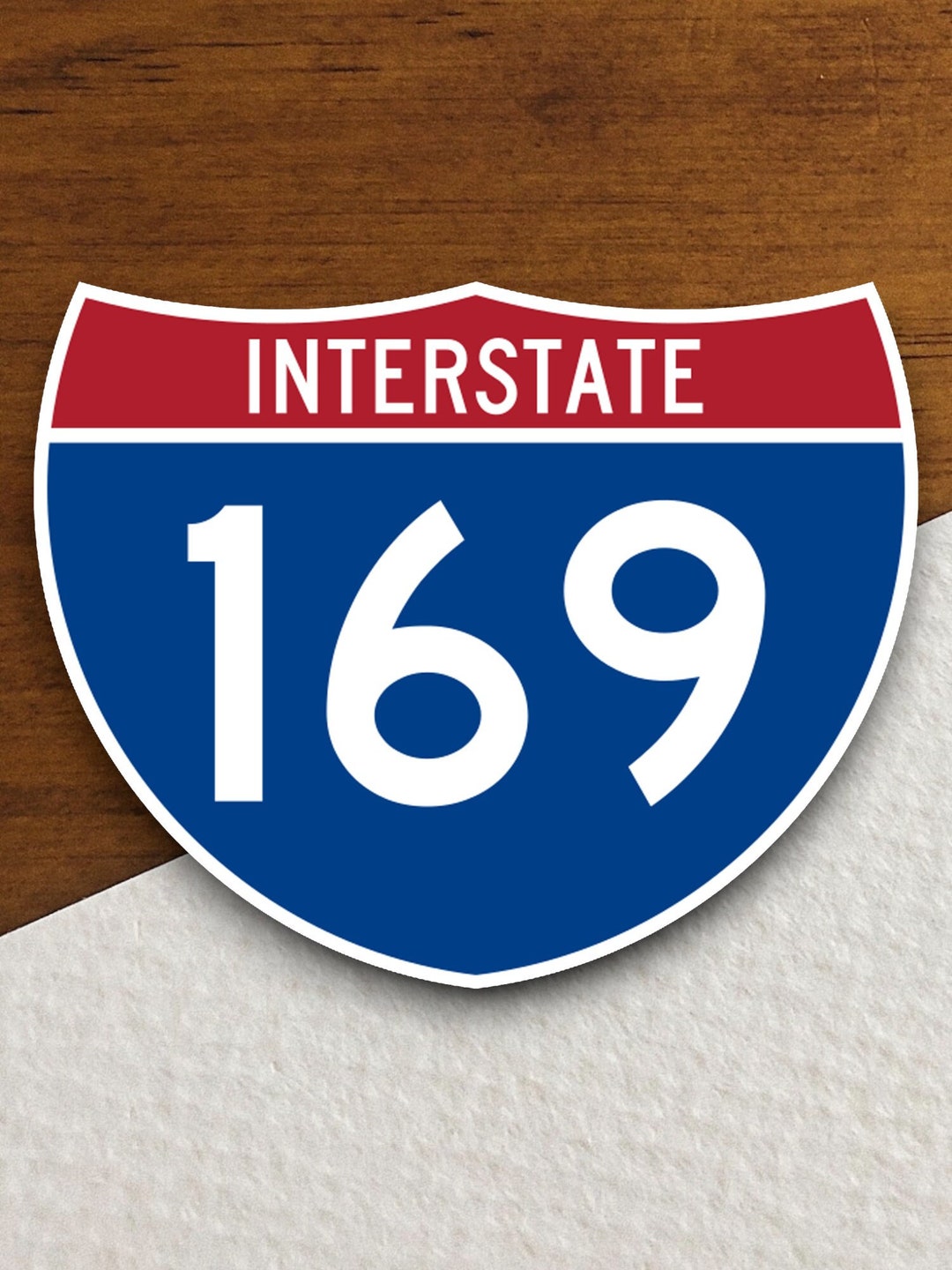 Interstate Route 169 Sticker, Interstate Highway Sign Expressway ...
