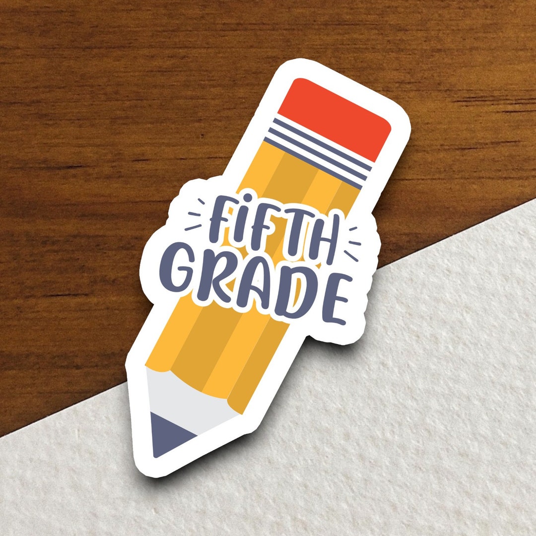 Fifth Grade Sticker, Teacher Sticker, Education Sticker, School Sticker ...
