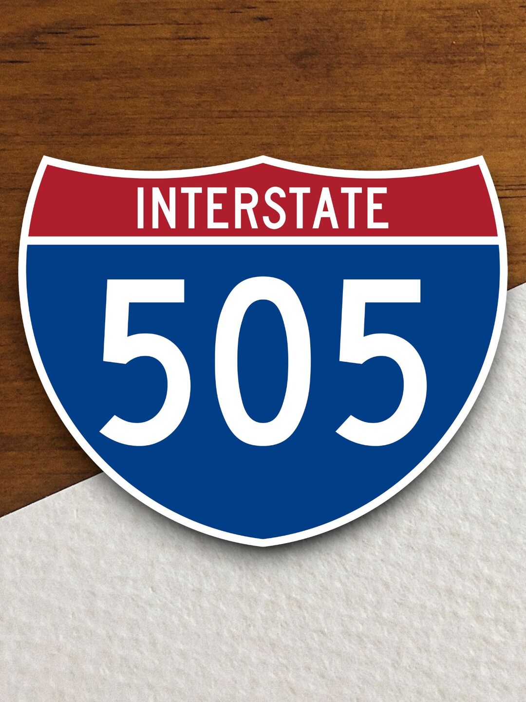 Interstate Route 505 Sticker, Interstate Highway Sign Expressway ...