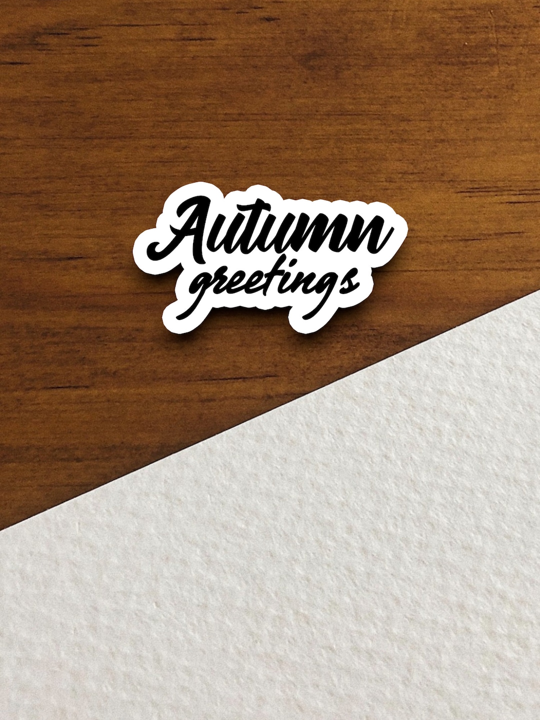Autumn Greetings Sticker Faith Sticker Season Sticker Water - Etsy