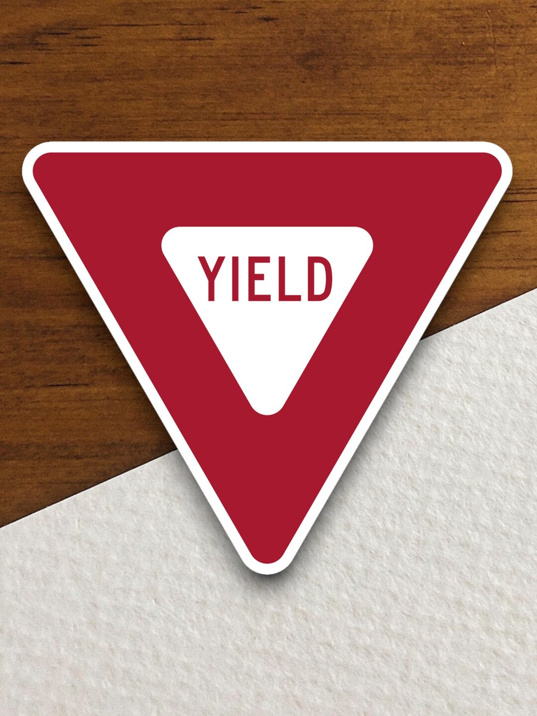 Yield Road Sign Stickers, Traffic Sticker, Road Sign Decoration, Road ...