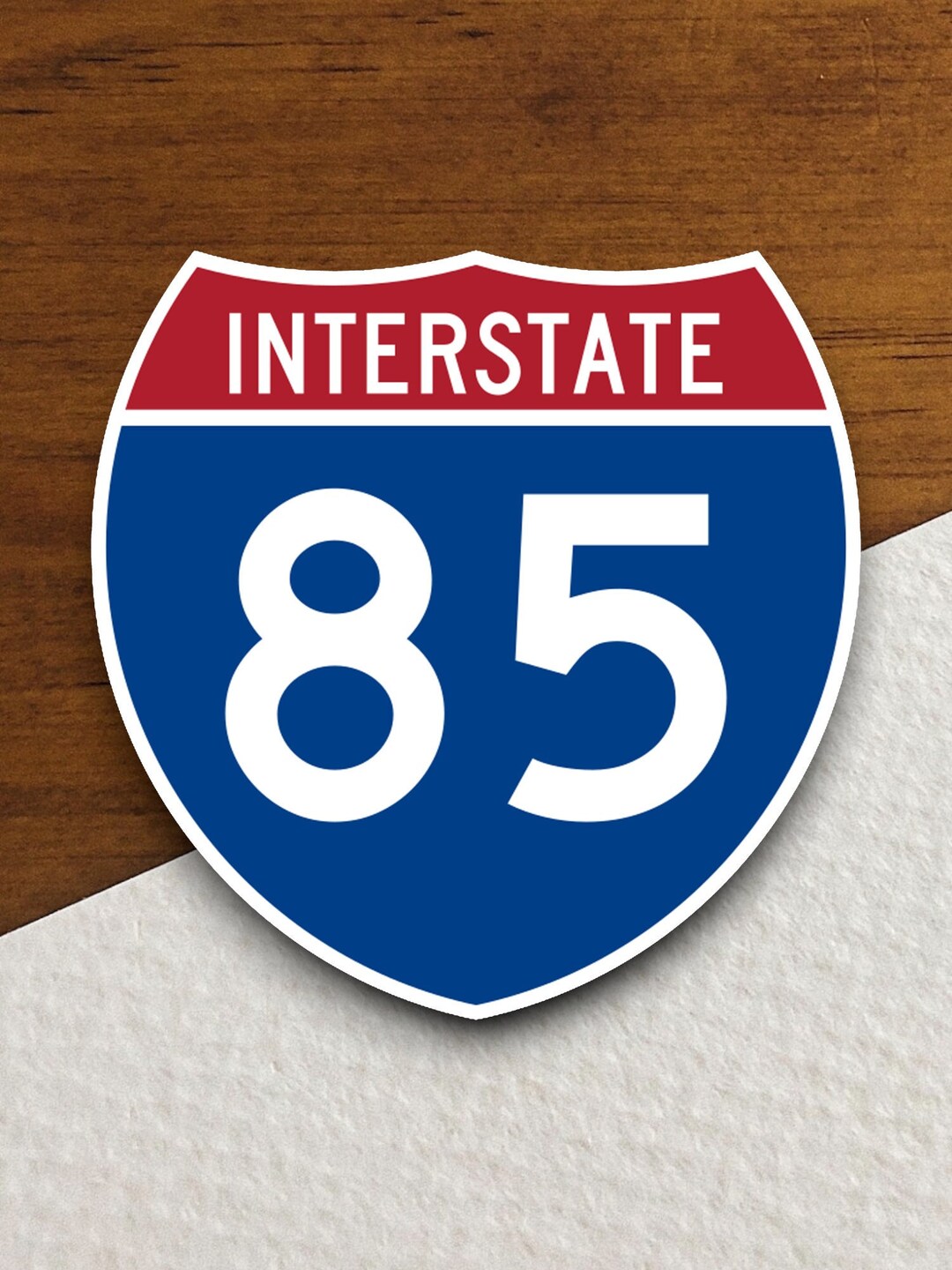 Interstate Route 85 Sticker,, Interstate Highway Sign Expressway ...