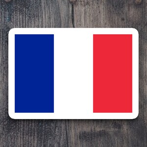France Flag Sticker, International Country Sticker, International ...