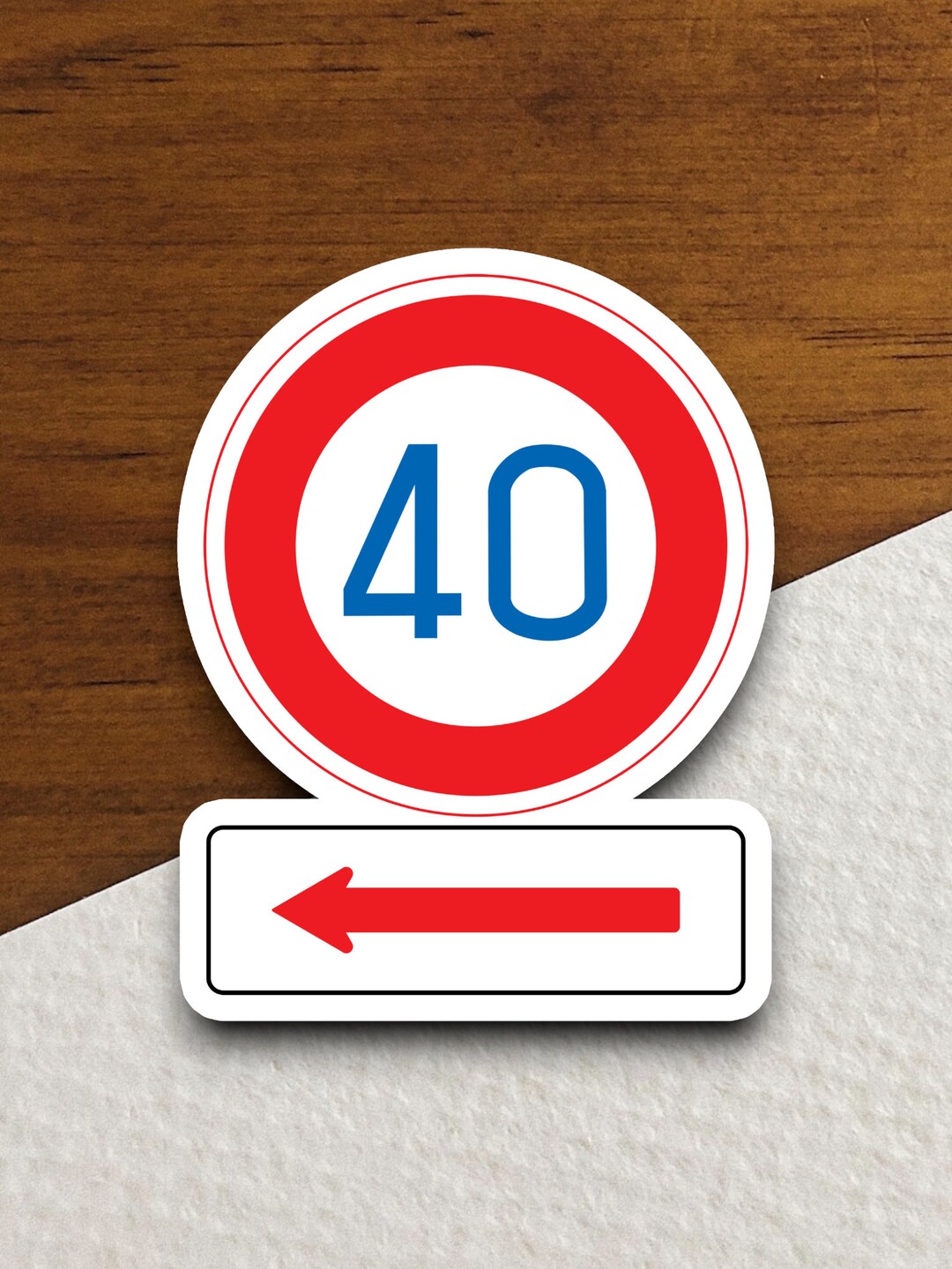 Japan Road Sign 40 Speed Limit Sign Sticker Road Sign - Etsy