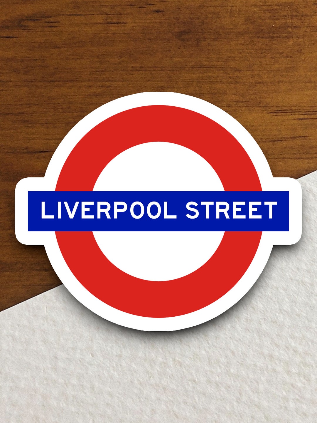 Liverpool Street Station Sticker, the Tube, the Underground, London ...