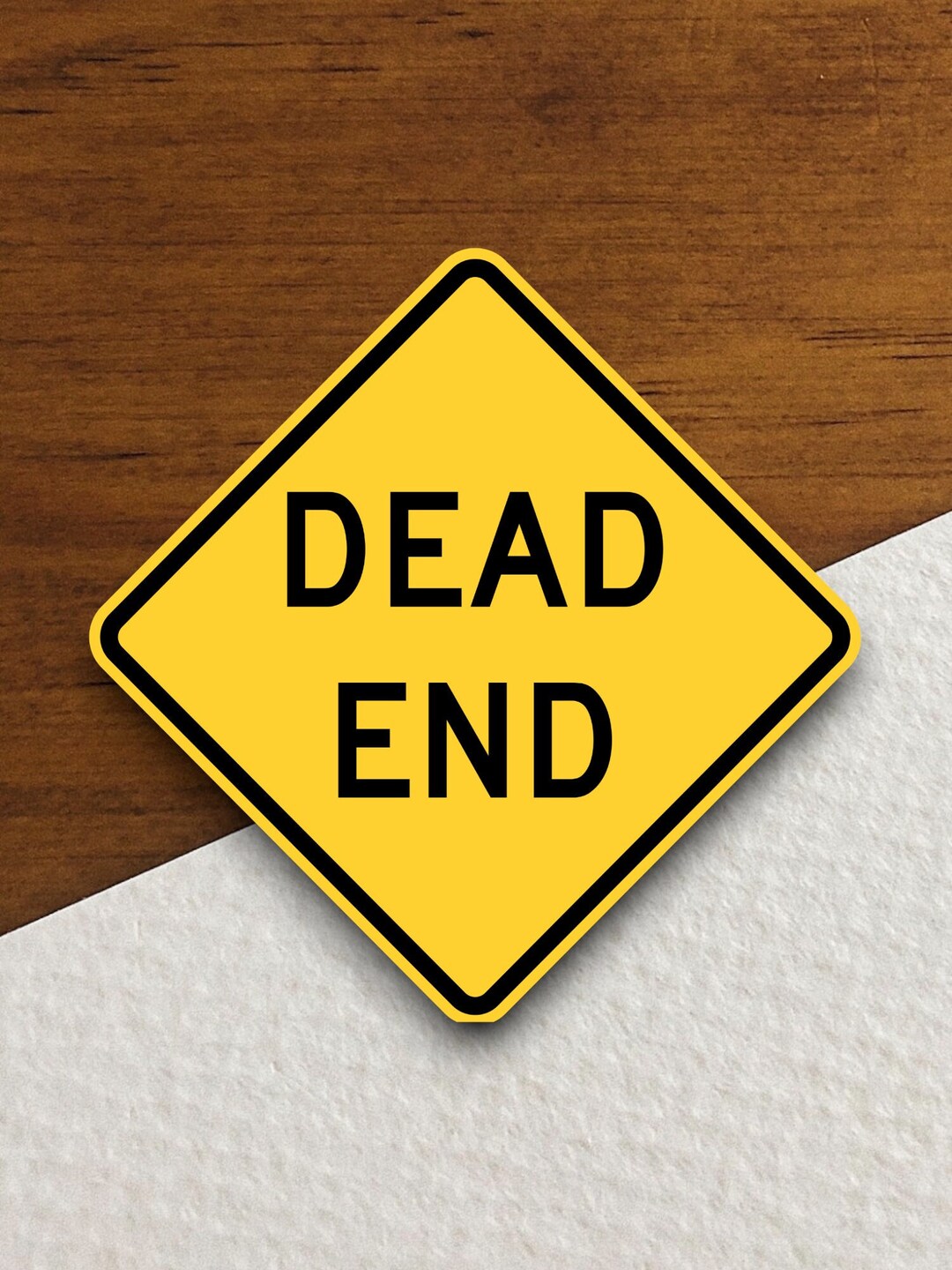 Dead End Road Sign Stickers, Room Decor, Traffic Sticker, Road Sign ...