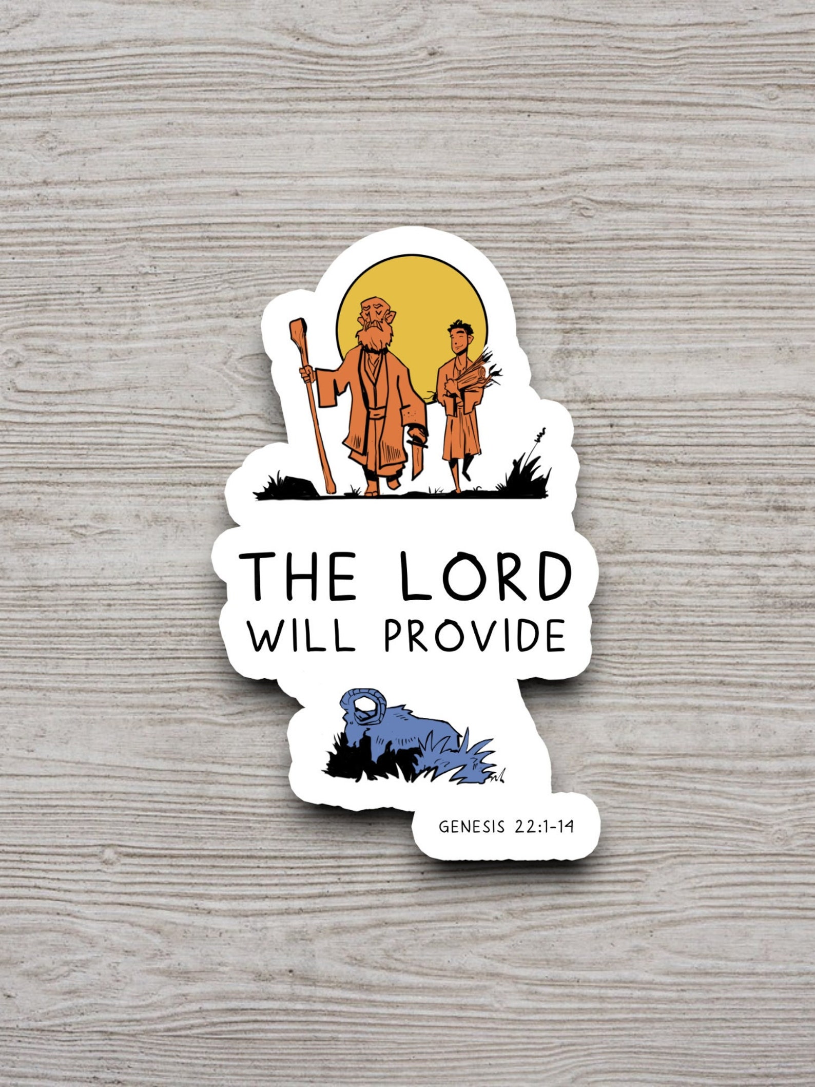 The Lord Will Provide Sticker, Religious Sticker, Faith Sticker ...