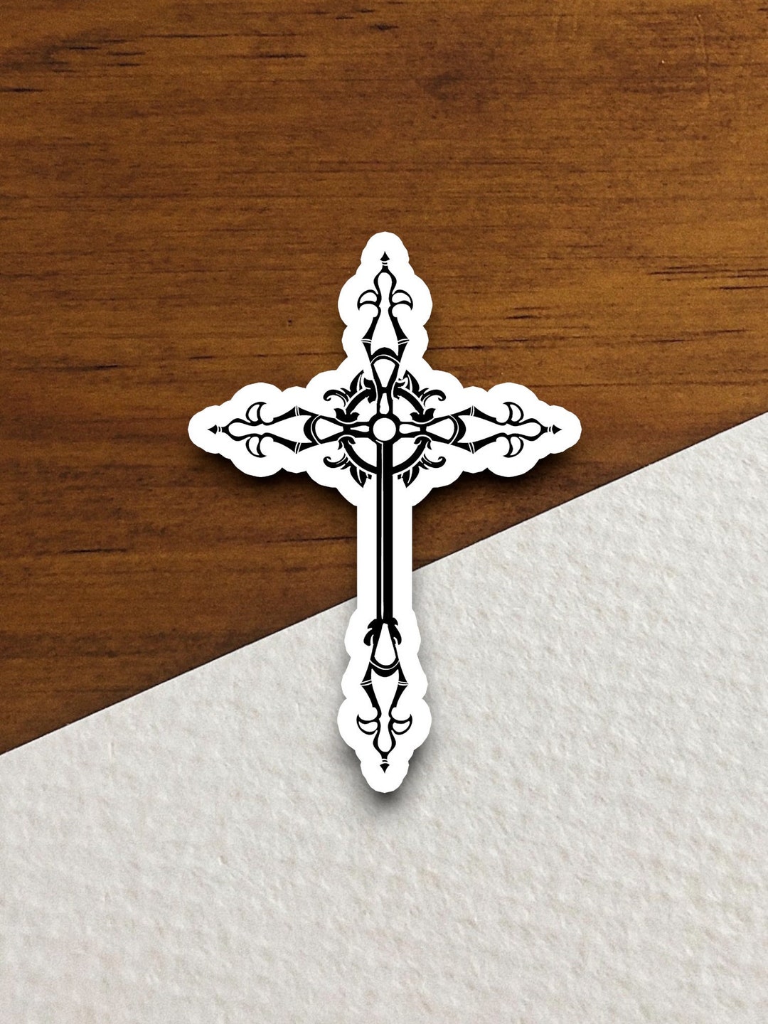 Church Cross Sticker, Church Sticker, Religious Sticker, Faith Sticker ...