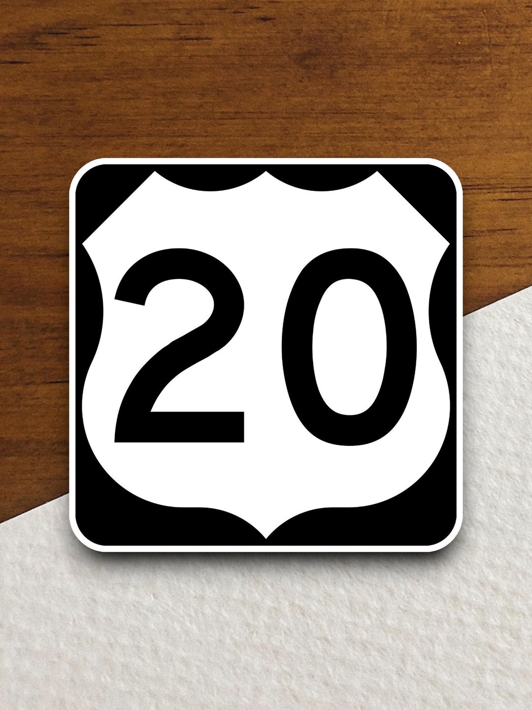 United States Route 20 Sticker Road Sign Sticker Travel - Etsy