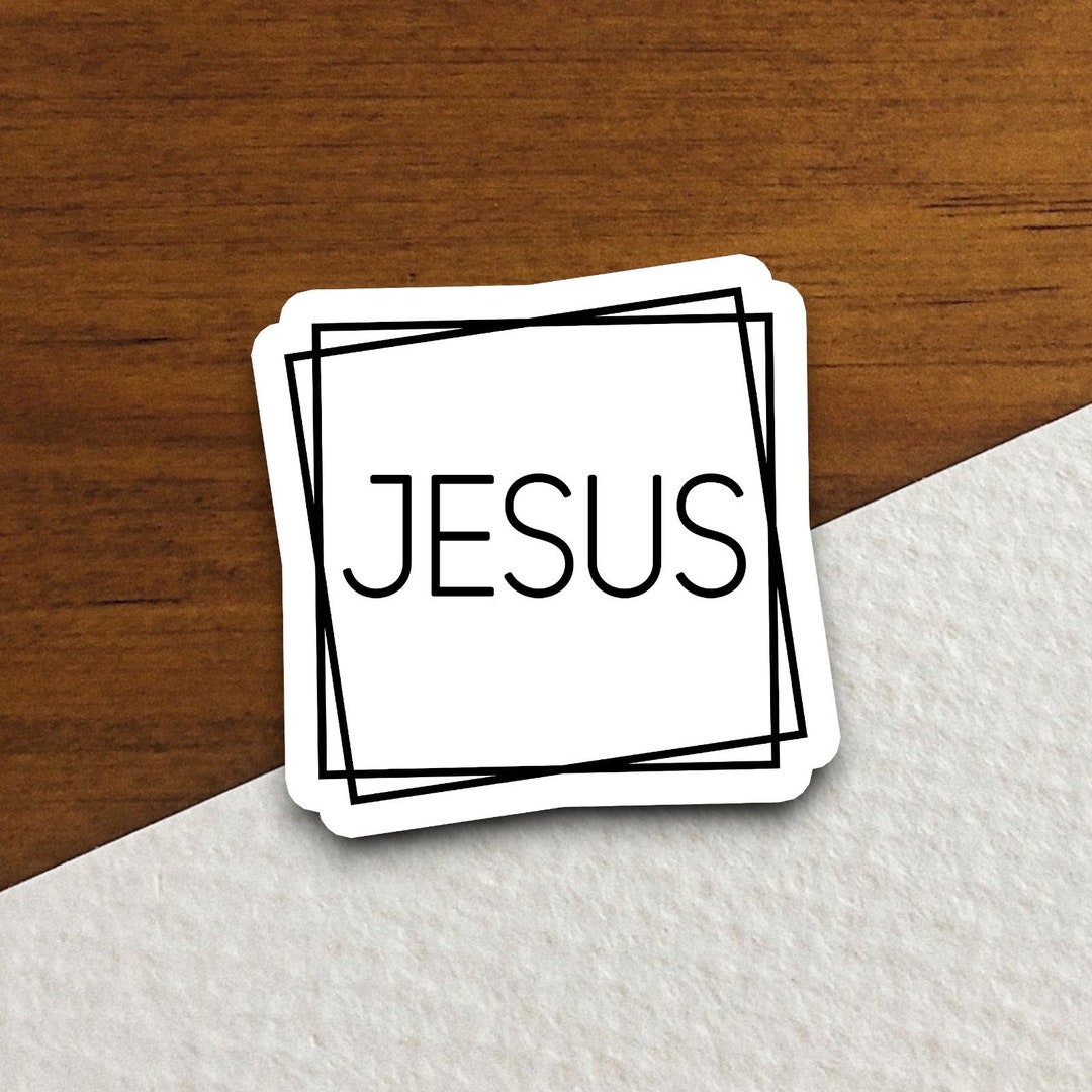 Jesus Sticker, Christian Stickers, Religious Sticker, Faith Sticker ...