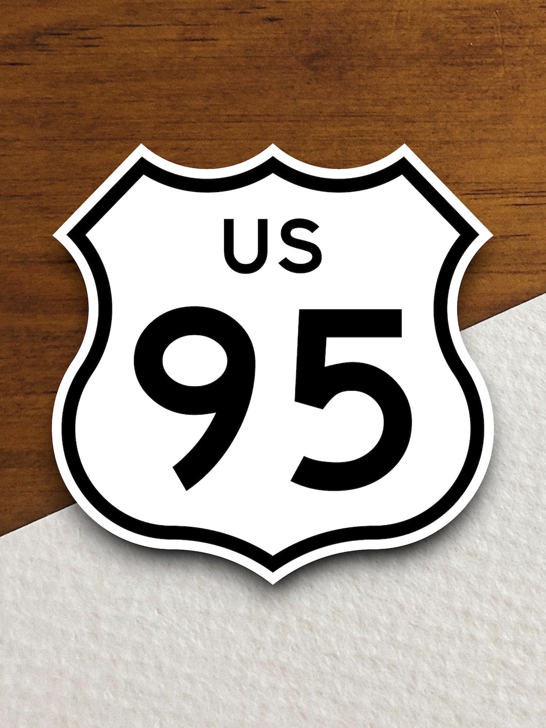 United States Route 95 Road Sign Sticker, Road Trip Sticker, Highway ...