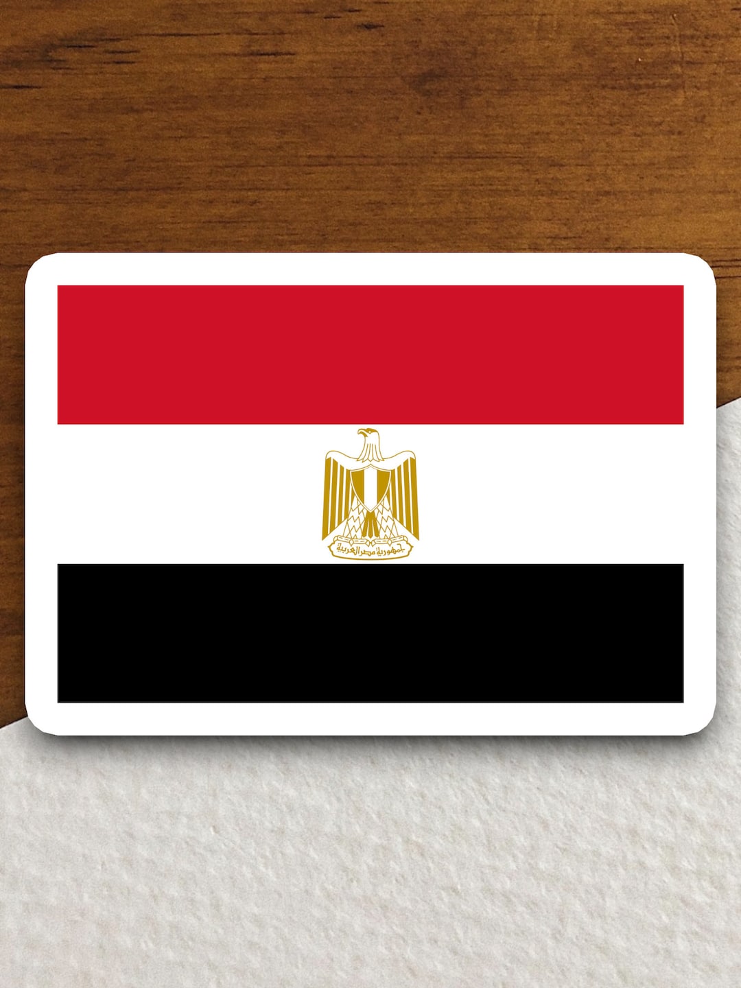 Egypt Country Flag Sticker, International Country Sticker ...