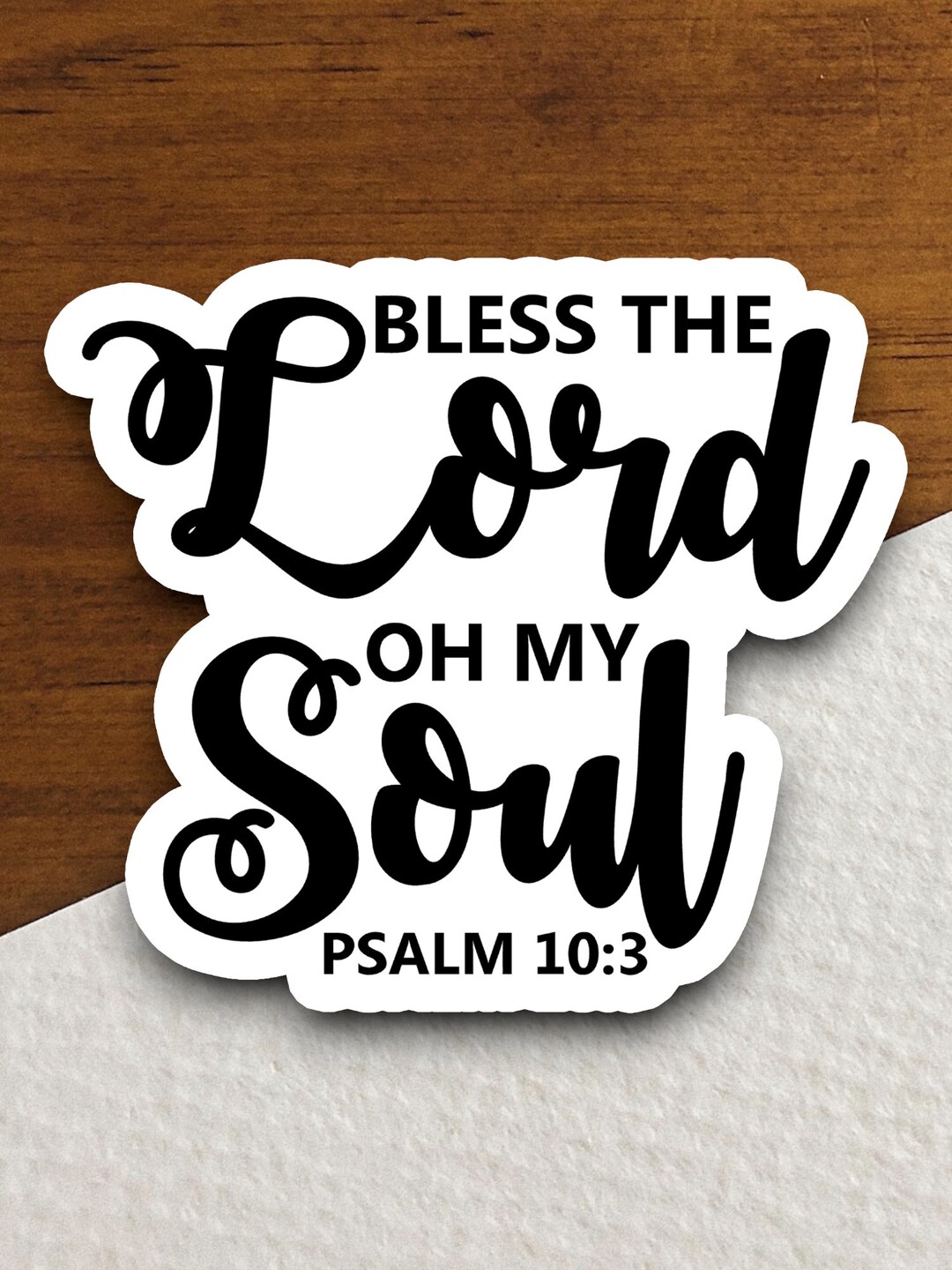 Bless the Lord Oh My Soul Sticker, Religious Sticker, Blessed Sticker ...