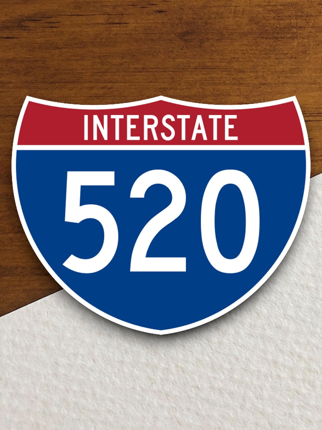 Interstate Route 520 Sticker, Interstate Highway Sign Expressway ...