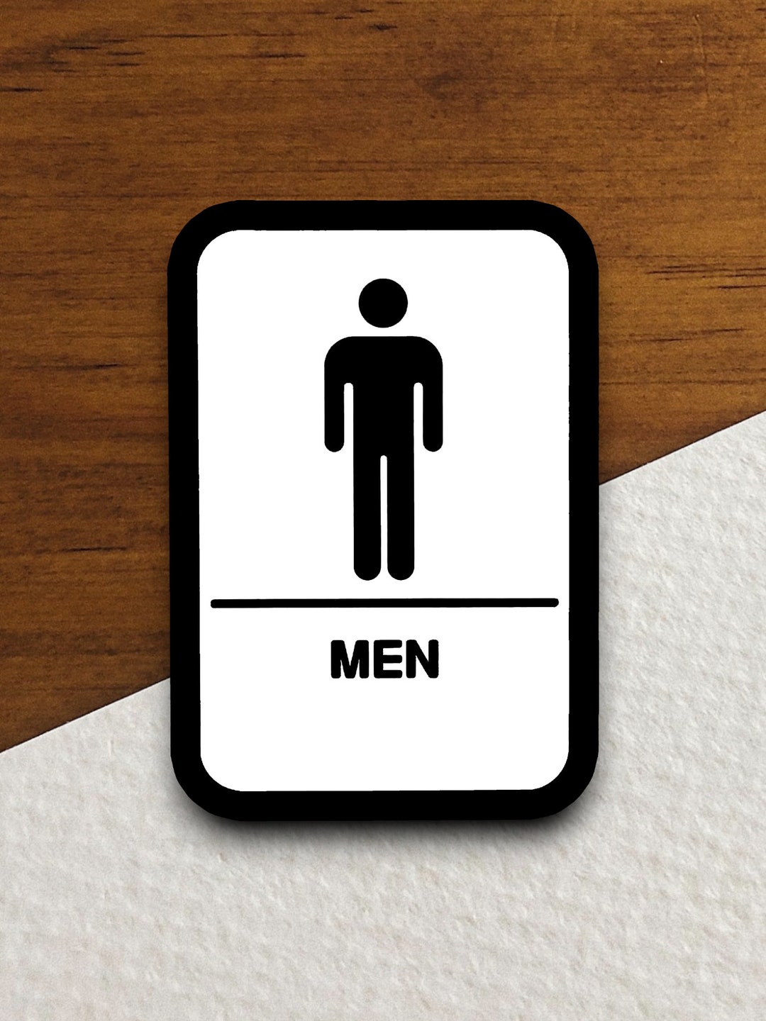 Traffic Signmen's Restroom Road Sign Stickers, Room Décor Traffic ...