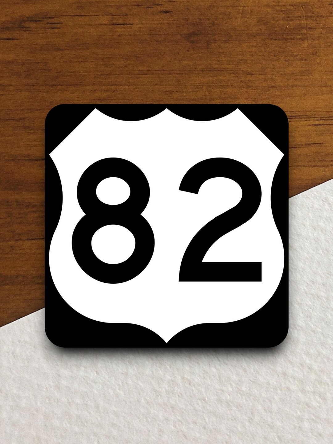 United States Route 82 Road Sign Sticker, Road Trip Sticker, Highway ...