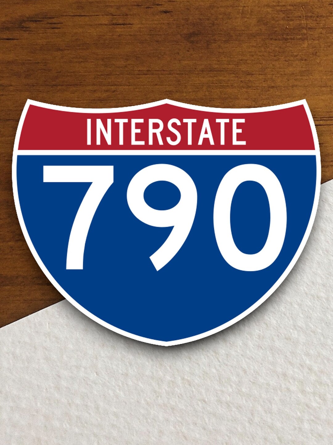 Interstate Route 790 Sticker, Interstate Highway Sign Expressway ...