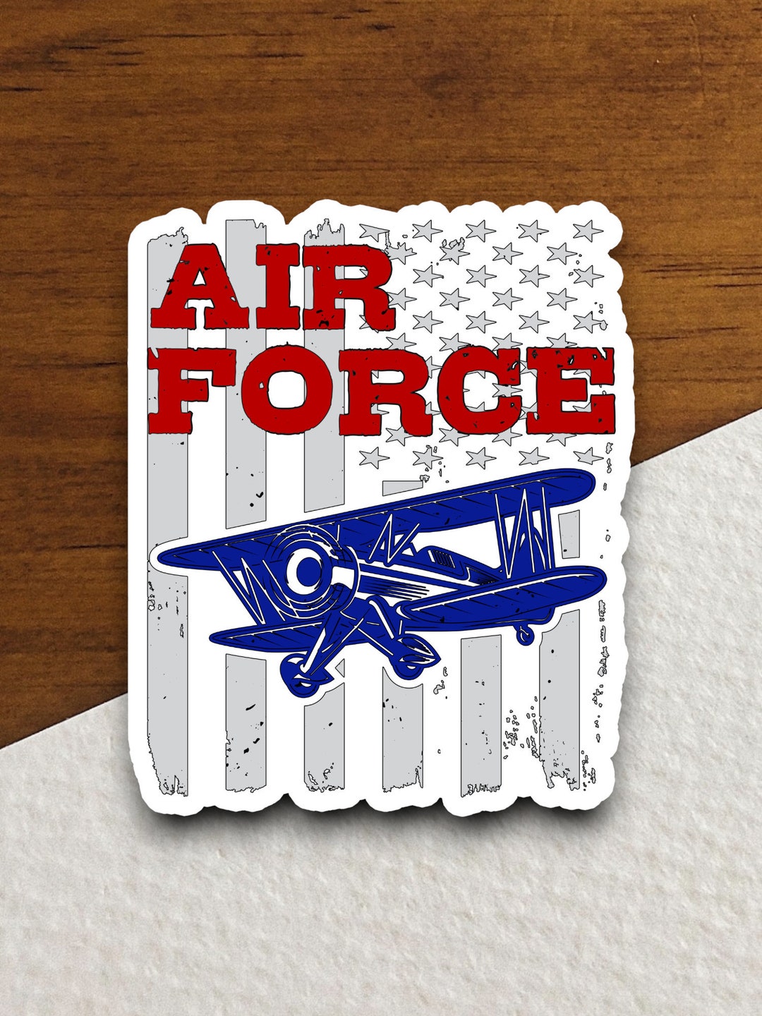 Air Force Sticker, Patriotic Laptop Decal, Water Bottle Decor, Gift ...