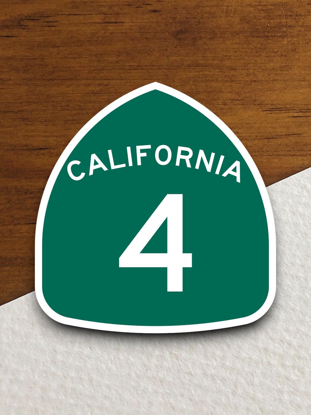 California State Route 4 Road Sign Sticker, Road Trip Sticker, Highway ...