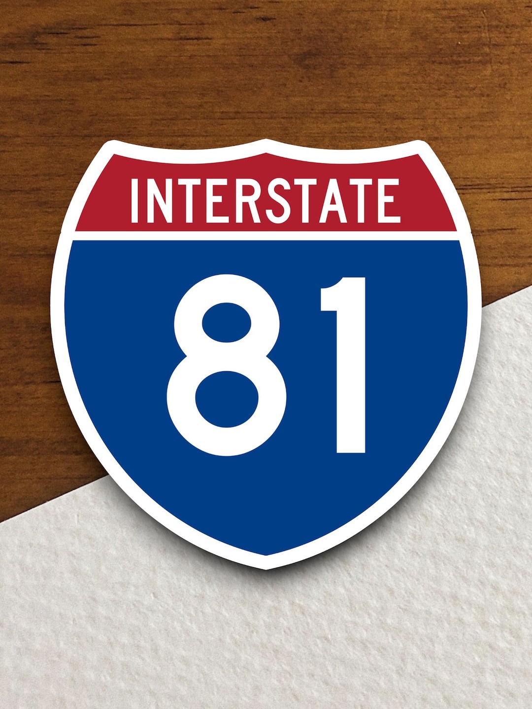 Interstate Route 81 Sticker, Interstate Highway Sign Expressway ...