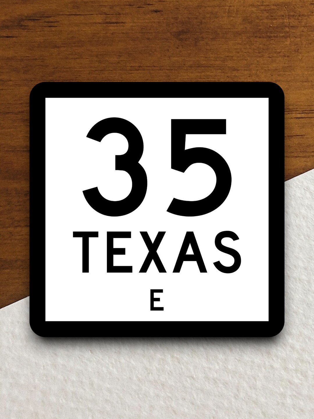 Texas State Route 35 E Sticker Road Sign Sticker Travel - Etsy