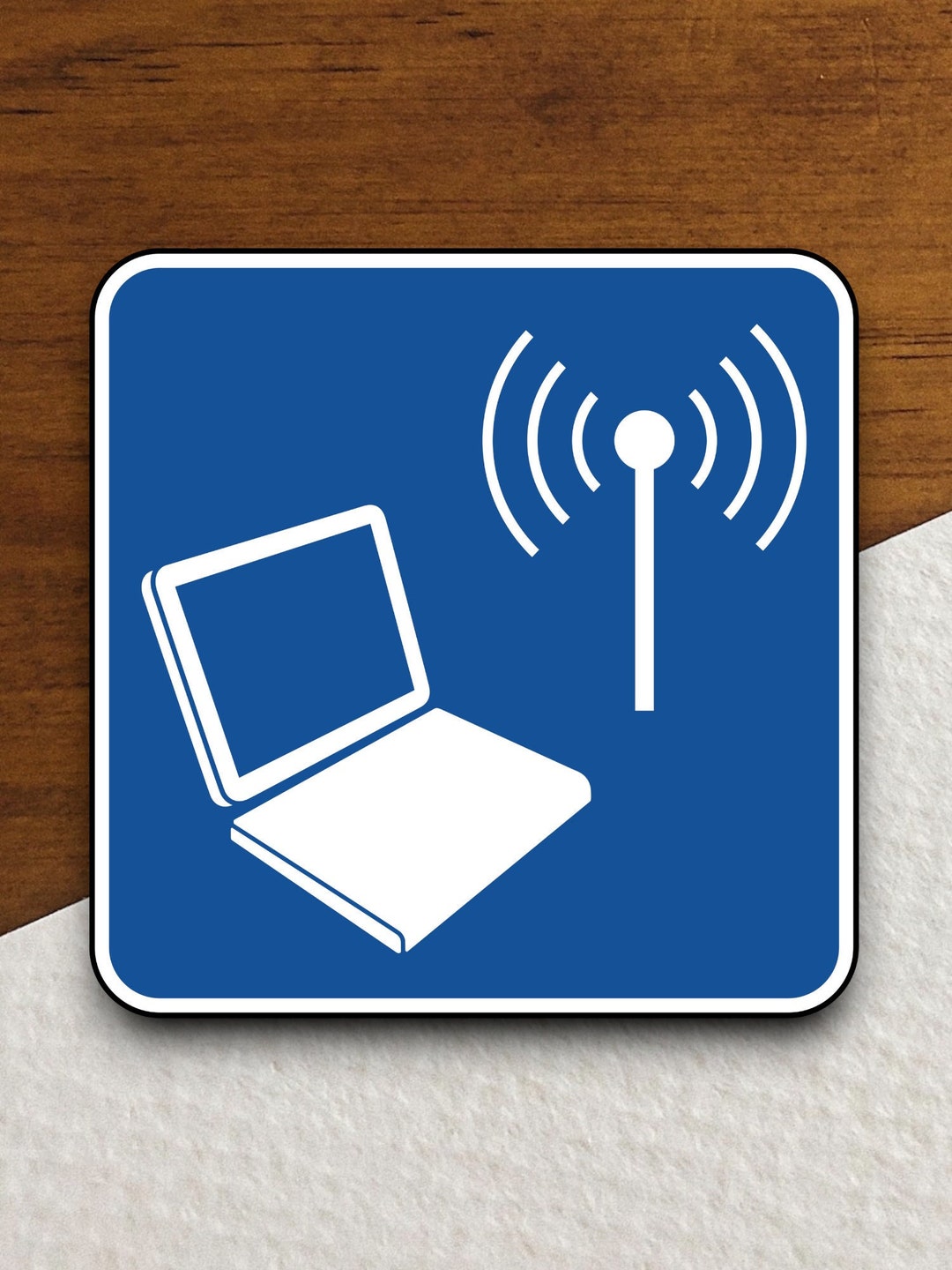 Wireless Internet Road Sign Stickers, Traffic Sticker, Road Sign ...