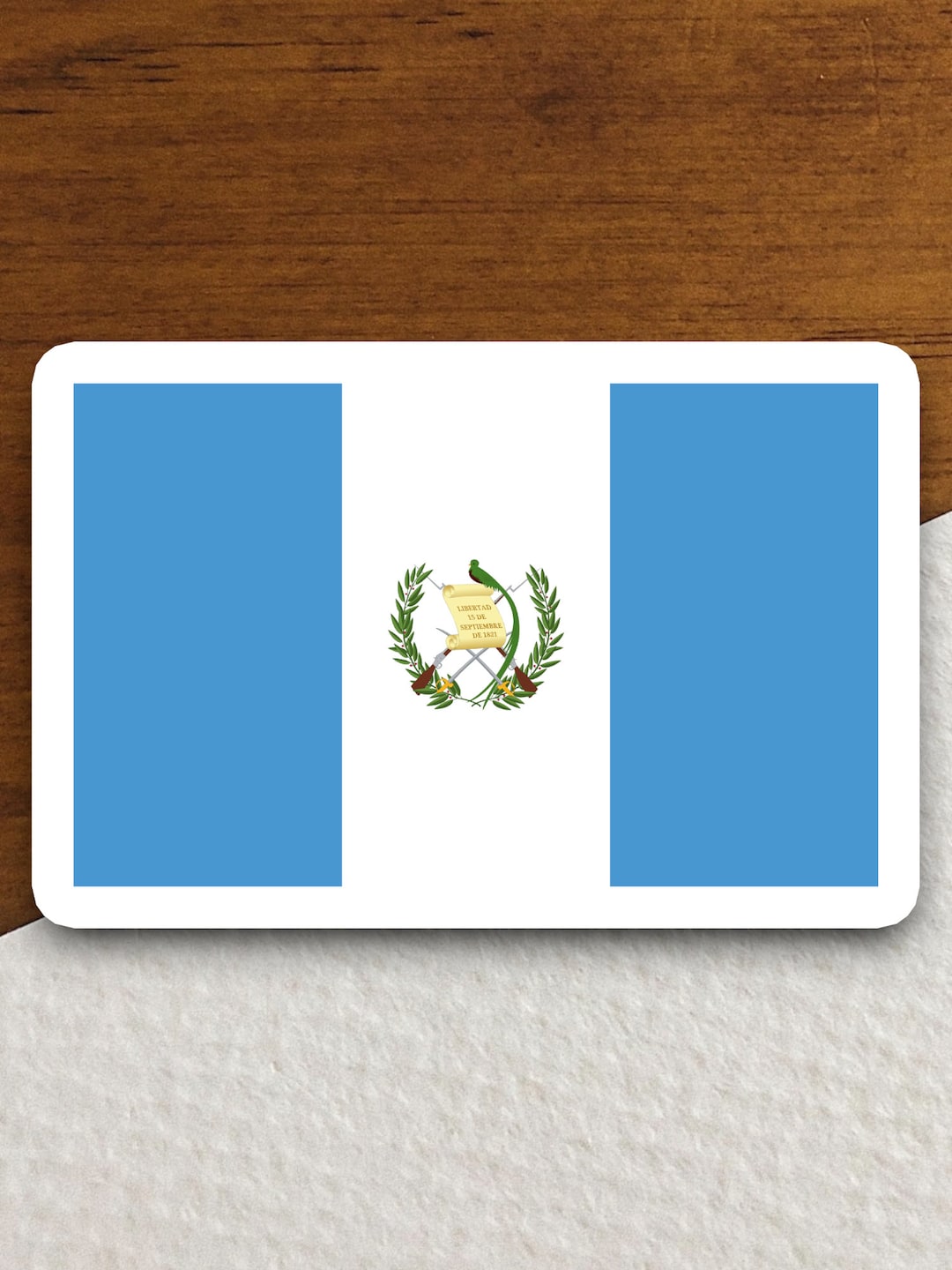 Guatemala Country Flag Sticker, International Country Sticker ...